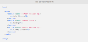 Scrolling parallax effects with CSS | web dev trends
